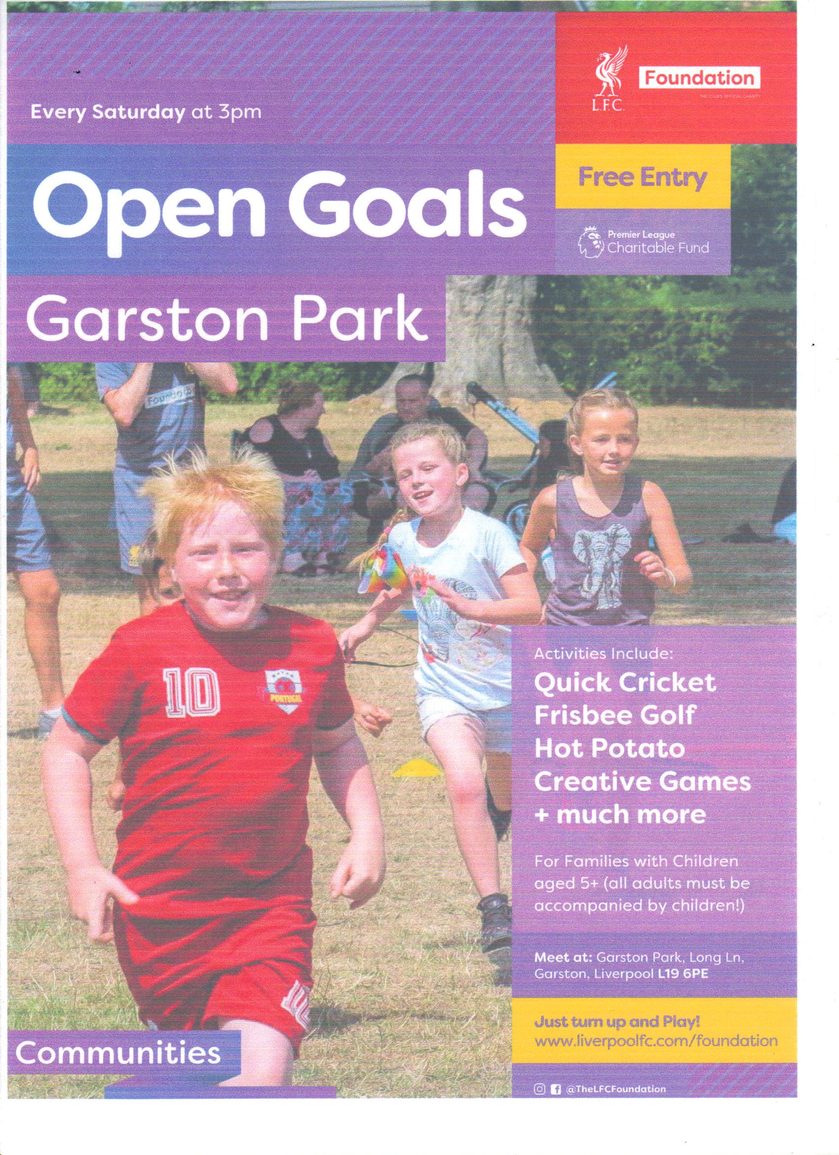 Open Goals 001 - Friends of Garston Park